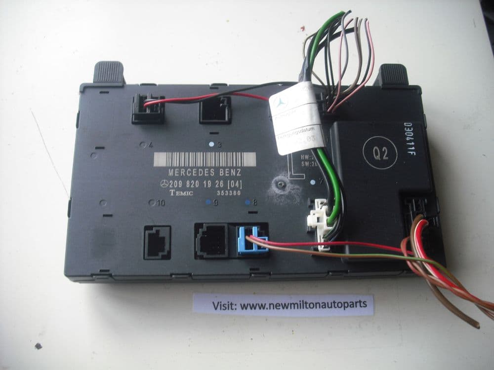 SOLD 209 820 19 26 04 MERCEDES BENZ W209 CLK FRONT DOOR CONTROL MODULE ...