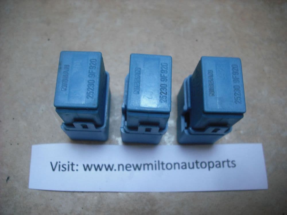 SOLD 3 GENUINE NISSAN RELAYS ALMERA PRIMERA HELLA 4RA 007 813-03 25230 ...