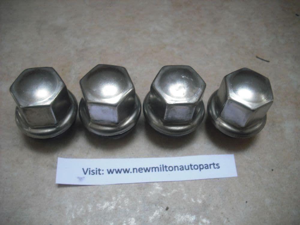 SOLD 4 GENUINE JAGUAR XJ6 XJ40 X300 X308 XKR XK8 ALLOY WHEEL NUTS