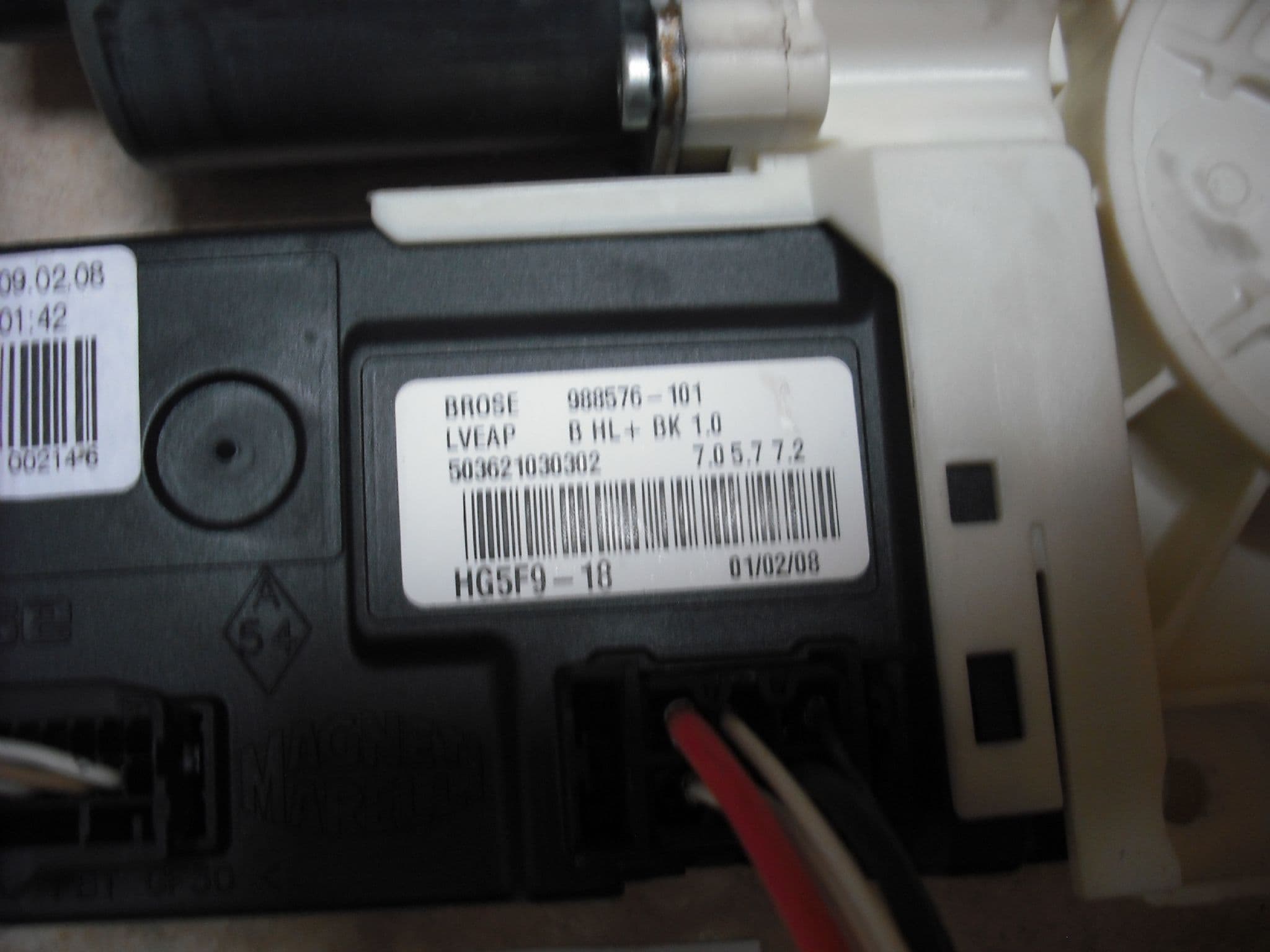 sold 807 30000 3R RENAULT LAGUNA MK3 FRONT DRIVERS DOOR ELECTRIC WINDOW ...