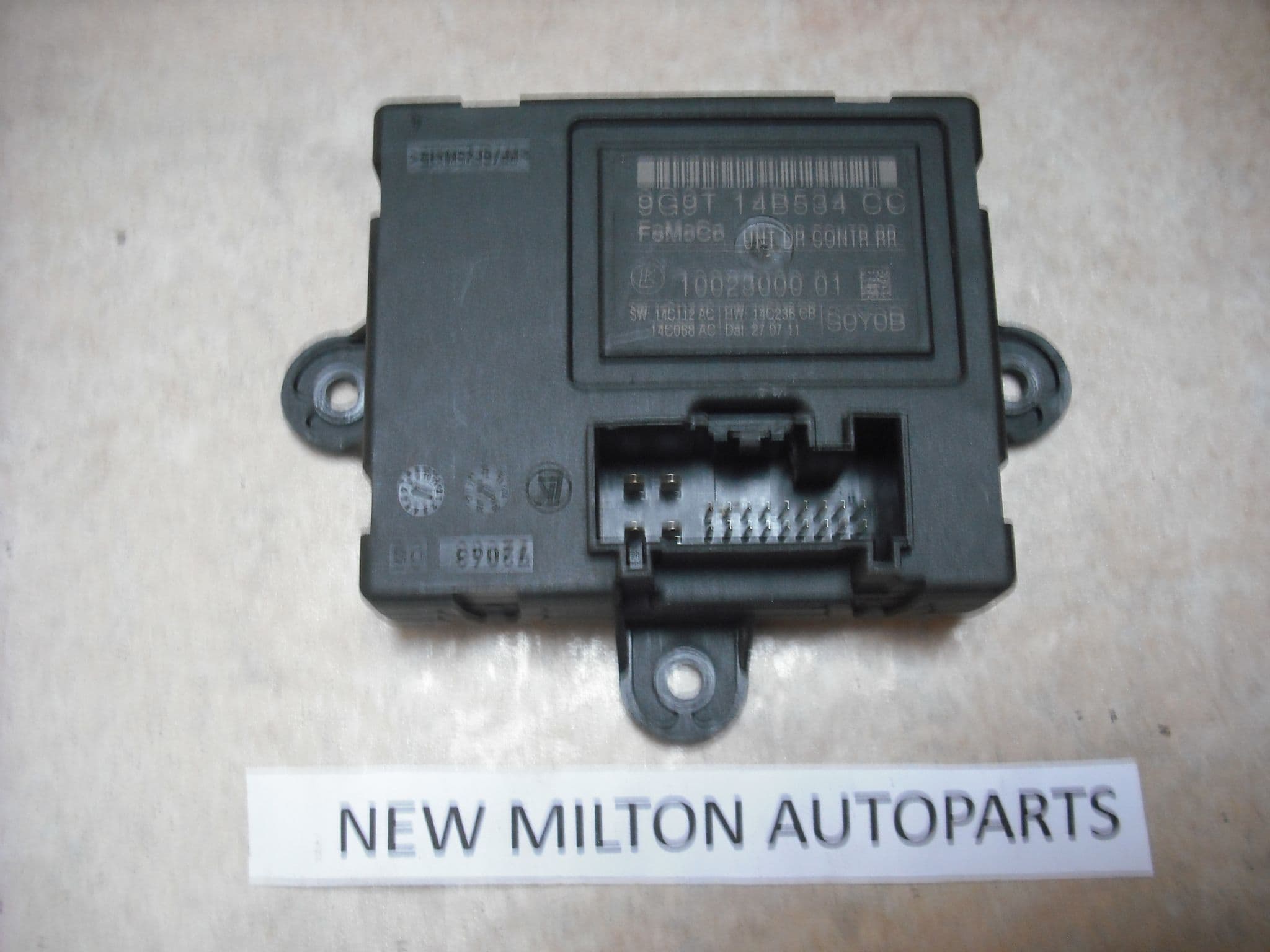 sold 9G9T 14B534 CC A GENUINE FORD MONDEO MK4 REAR DOOR CONTROL MODULE ...