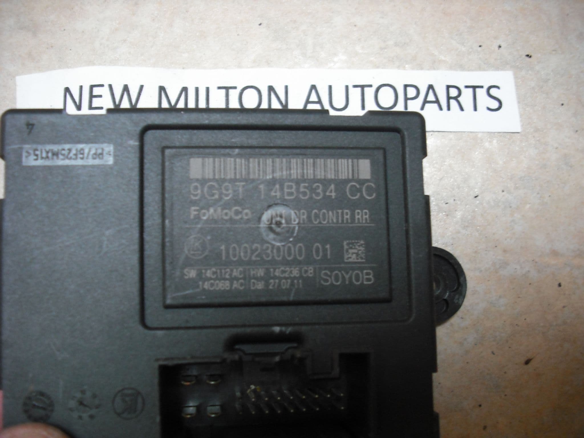 sold 9G9T 14B534 CC A GENUINE FORD MONDEO MK4 REAR DOOR CONTROL MODULE ...