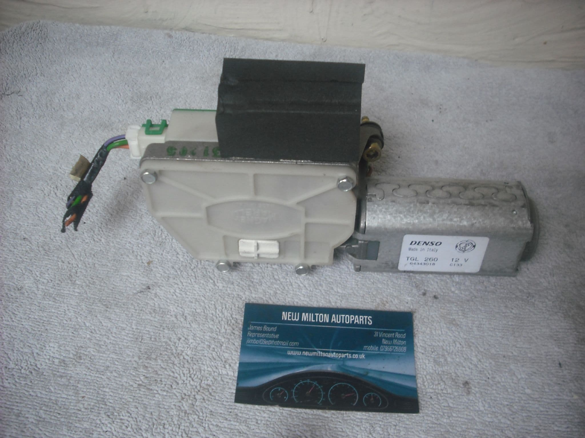 sold A GENUINE ALFA ROMEO 156 ESTATE WAGON REAR BACK WINDOW WIPER MOTOR ...