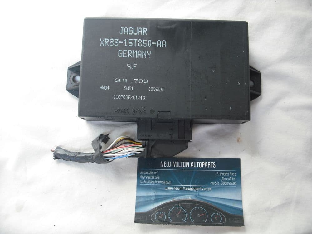 sold JAGUAR S TYPE REVERSE PARKING SENSOR MODULE XR83-15T850-AA