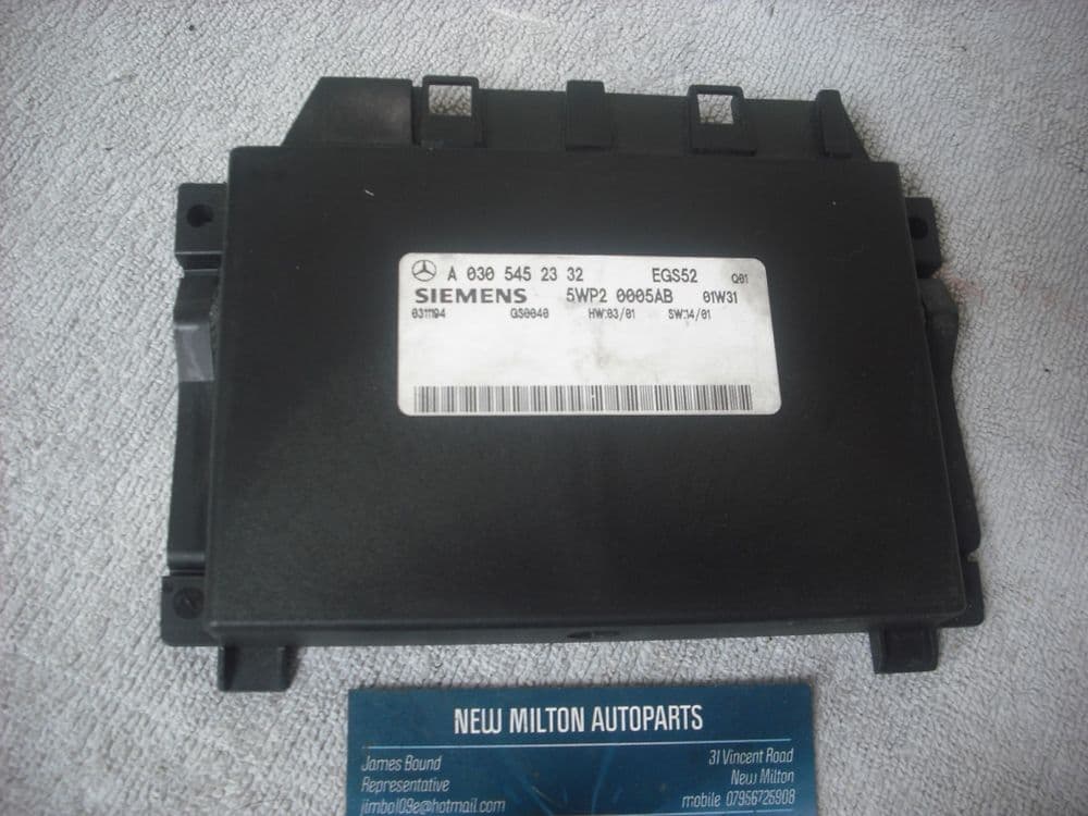 SOLD MERCEDES BENZ W220 S CLASS S320 AUTO TRANSMISSION CONTROL MODULE ECU A0305452332 EGS52