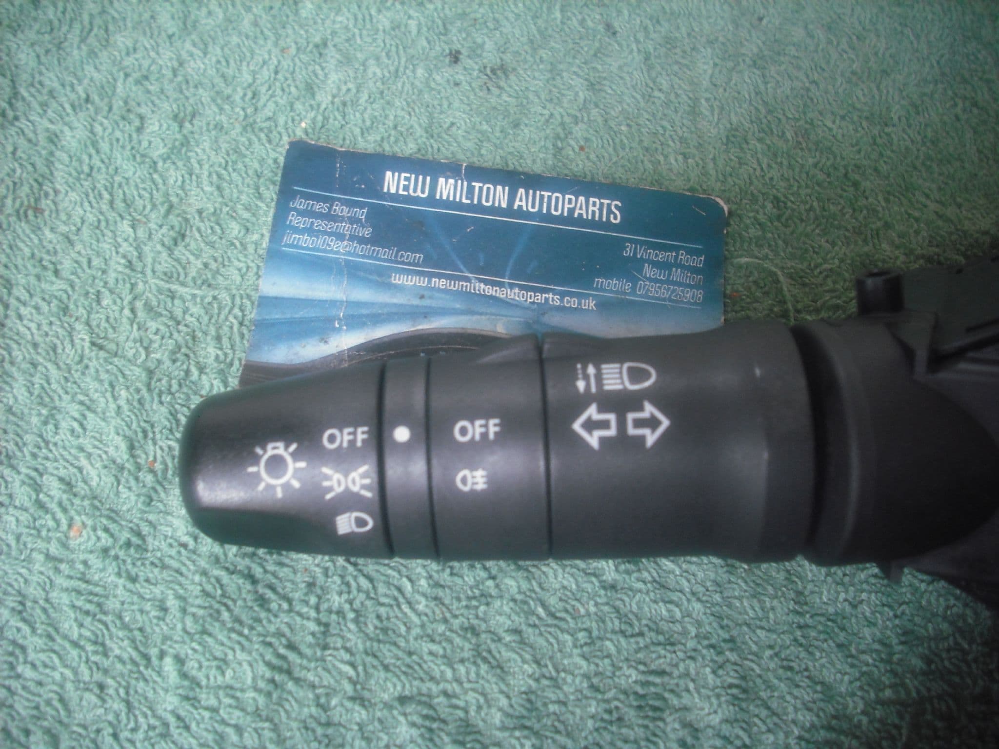 SOLD NISSAN MICRA K11 HEADLIGHT HEADLAMP INDICATOR FLASHER FOG LIGHT SWITCH