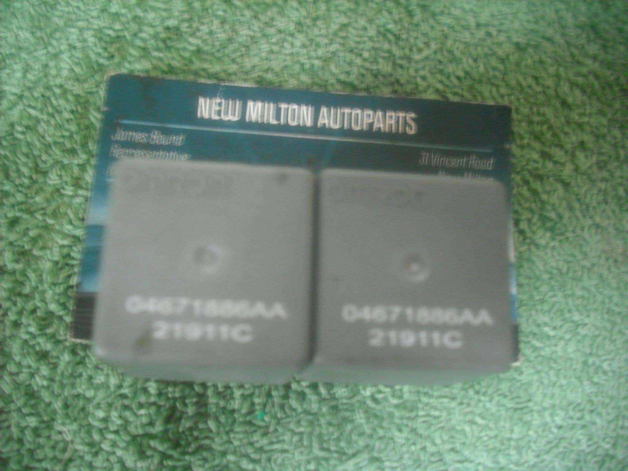 SOLD OMRON 04671886AA 21911C 2 GENUINE CHRYSLER GRAND CHEROKEE VOYAGER ...