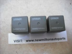 SOLD OMRON 04692141AA 3 GENUINE DODGE CARAVAN / CHRYSLER VOYAGER RELAYS