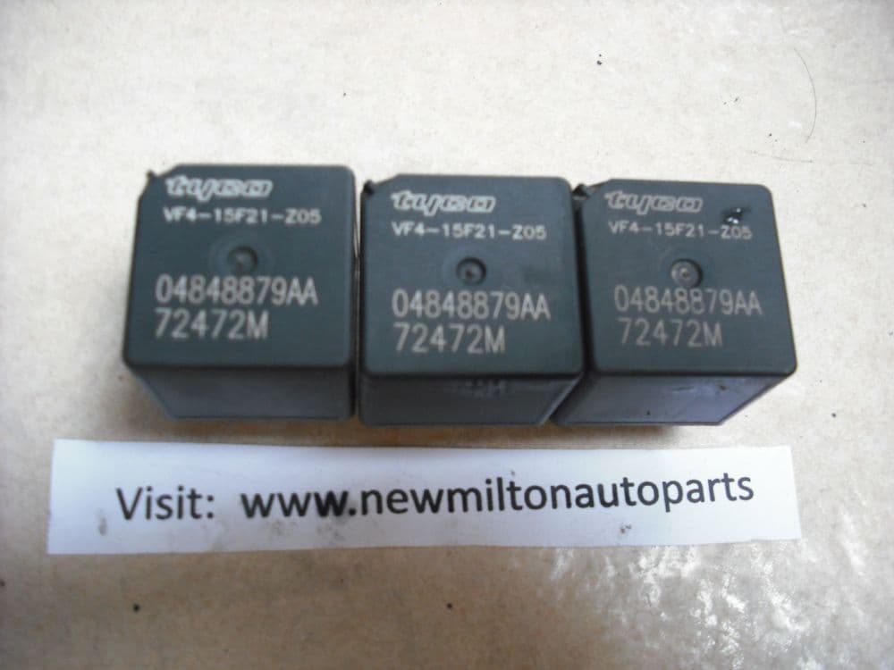 sold TYCO VF4-15F21-Z05 04848879A 3 GENUINE CHRYSLER VOYAGER CARAVAN ...