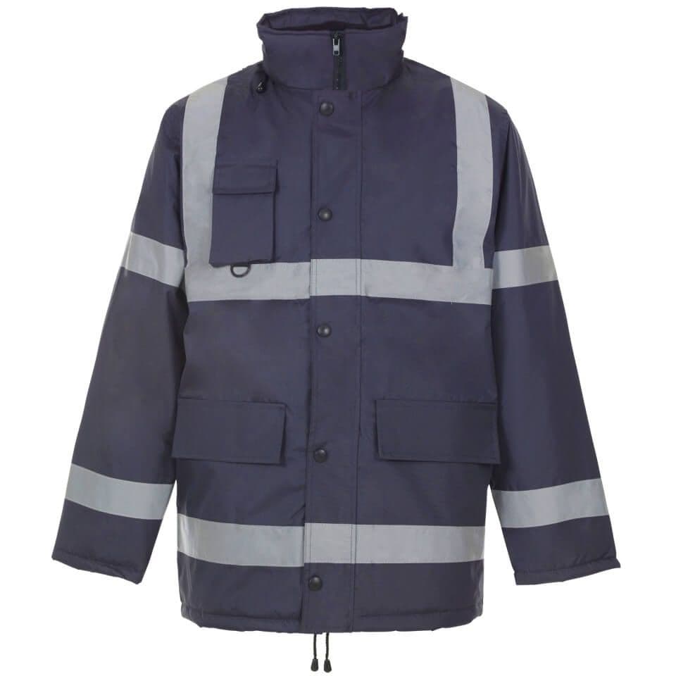 Supertouch Navy Security Parka Jacket | Workwear101.com