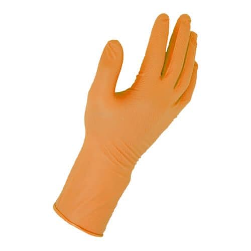 Warrior Orange Fish Scale Gloves - 500 Pk | Workwear101