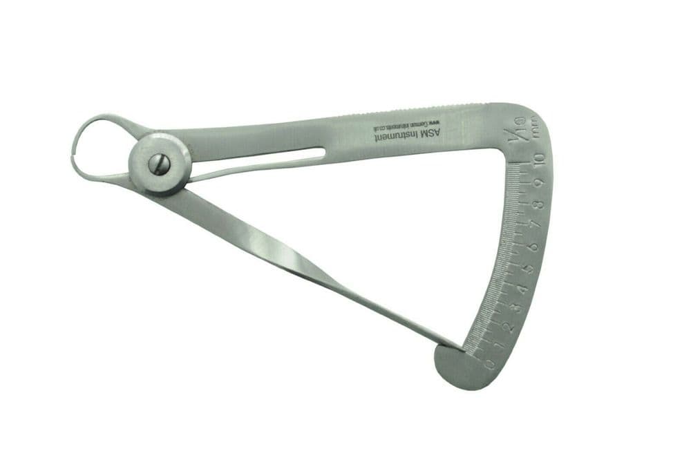 ASM IWANSON Gauge Spring Measuring Caliper 10mm Jewellers Dental Crown ...