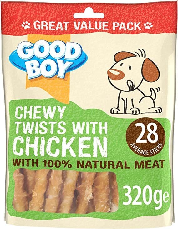 Good Boy Pawsley Chewy Twists Chicken