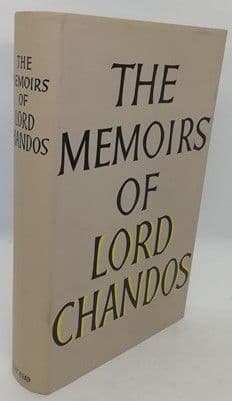 Oliver Lyttelton THE MEMOIRS OF LORD CHANDOS First Edition Signed