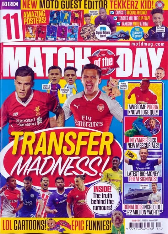 Match Of The Day Magazine