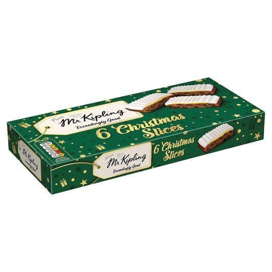 Mr Kipling 6 Christmas Slice