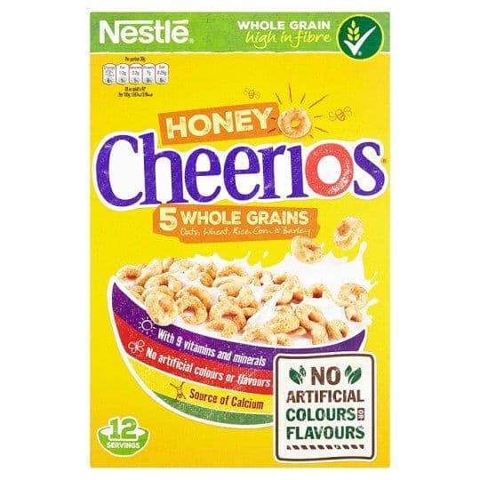 Nestle Cheerios Honey Cereal 375G