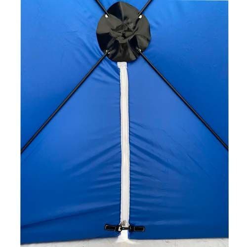 Heavy Duty PU/Nylon Tent - 2.1m x 2.1m x 2.0m - Blue & White
