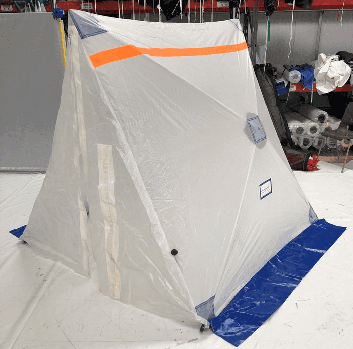 SOLD Railway Specification Fibre Optics 1 8m Triangle Speed Tent