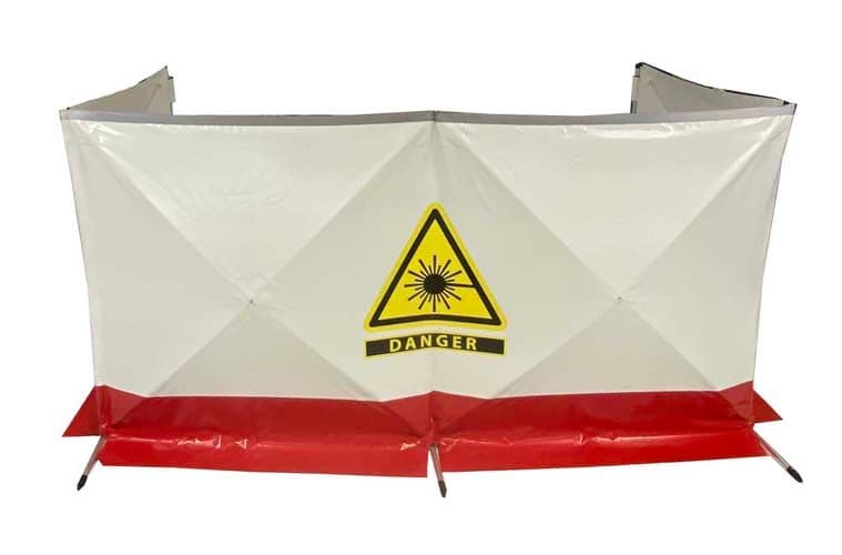 Heavy Duty Laser Barrier Screening for laser cleaning and laser ablation.