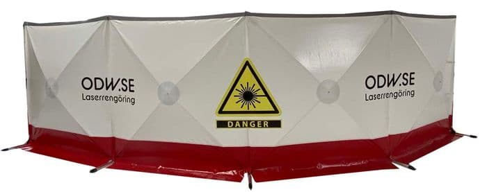 Heavy Duty Laser Barrier Screening for laser cleaning and laser ablation.