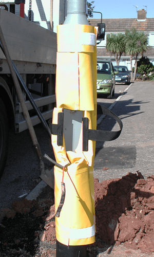 Lighting Column shroud & guard / Sheerspeed Shelters