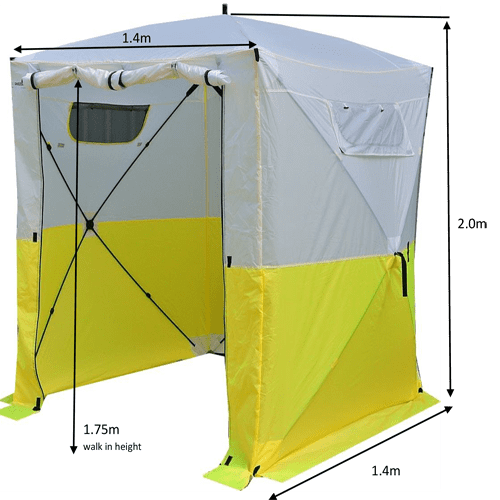 Pop Up Work Tent - 1.4m x 1.4 x 2.0m