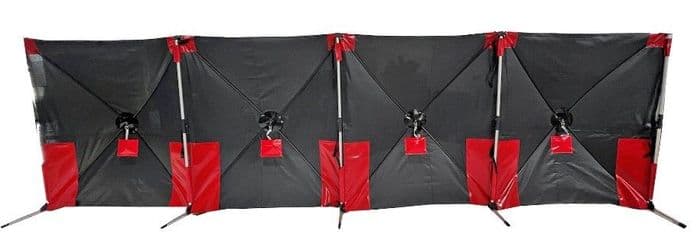 Premium Fire Service Incident Screening - Black Mesh