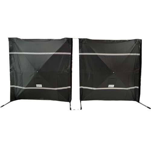 Premium Fire Service Incident Screening - Black Mesh