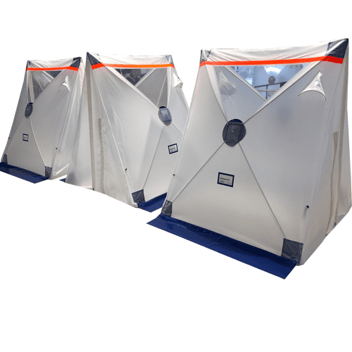 Premium Network Rail APPROVED Fibre-Optics Triangle Speed Tent