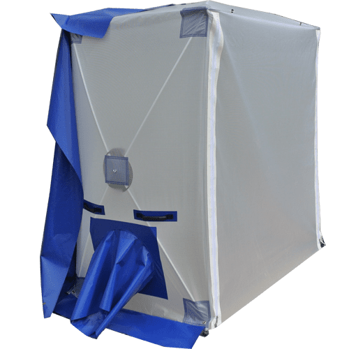 Dust Enclosure - PVC Air-Lock Tunnel Tent - Sheerspeed Shelters