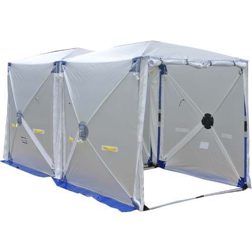 Dust Enclosure - PVC Air-Lock Tunnel Tent - Sheerspeed Shelters