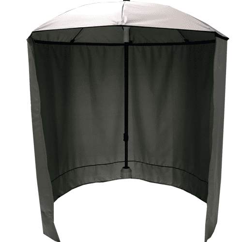 PVC Ripstop Work Umbrella with detachable curtain - complete colour
