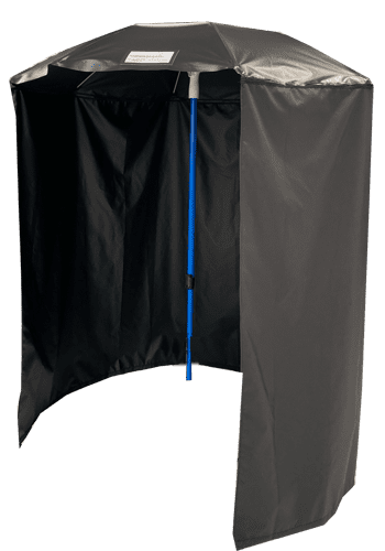 PVC Ripstop Work Umbrella with Fully Enclosing Curtain