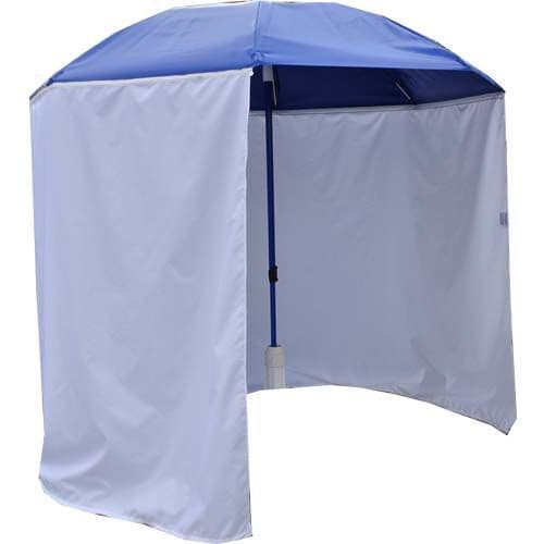 Ripstop PVC Work Umbrella with detachable Curtain