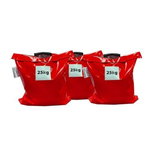 Set of 3 Filled Heavy Duty PVC Sandbags - Various weights