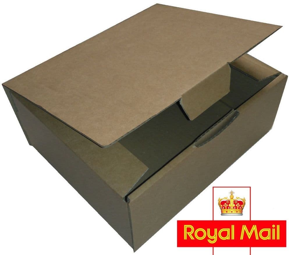 Royal Mail Small Parcel 200x100x100mm Postage Box 25 Pack - High ...