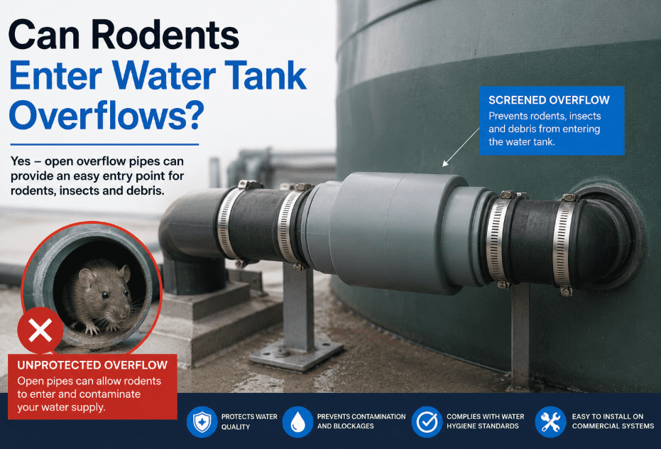 Overflow Rodent Screens | Insect Screen | Rodent Protection