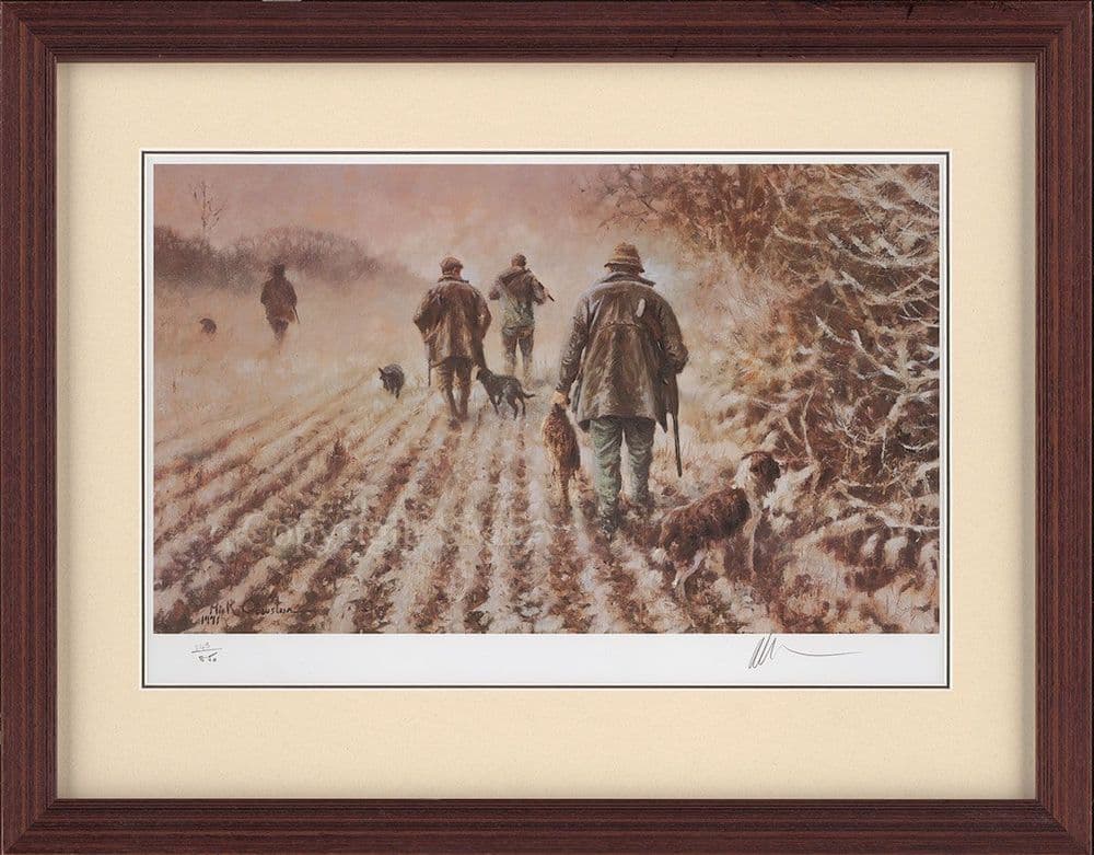 A Good Day Out Rare Signed Shooting Print by Mick Cawston