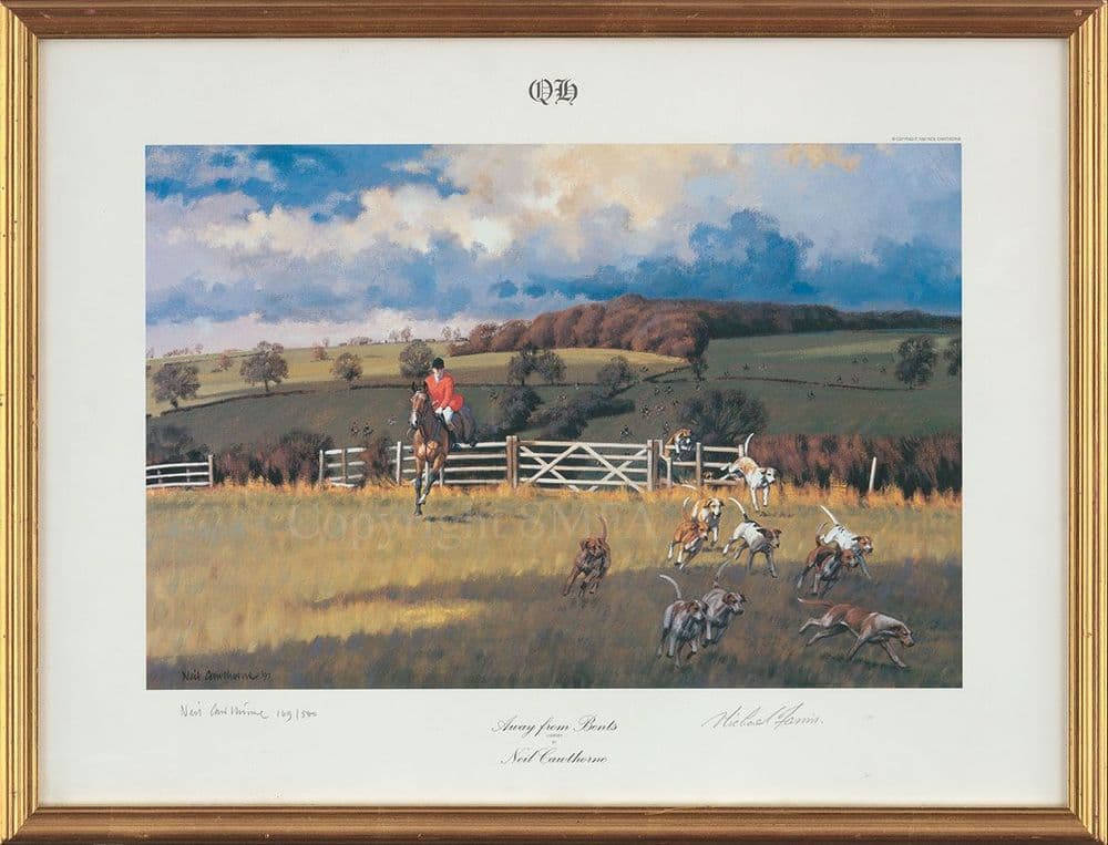 Away From Bents Lowesby - The Quorn Ex-Display Hunting Print by Neil ...