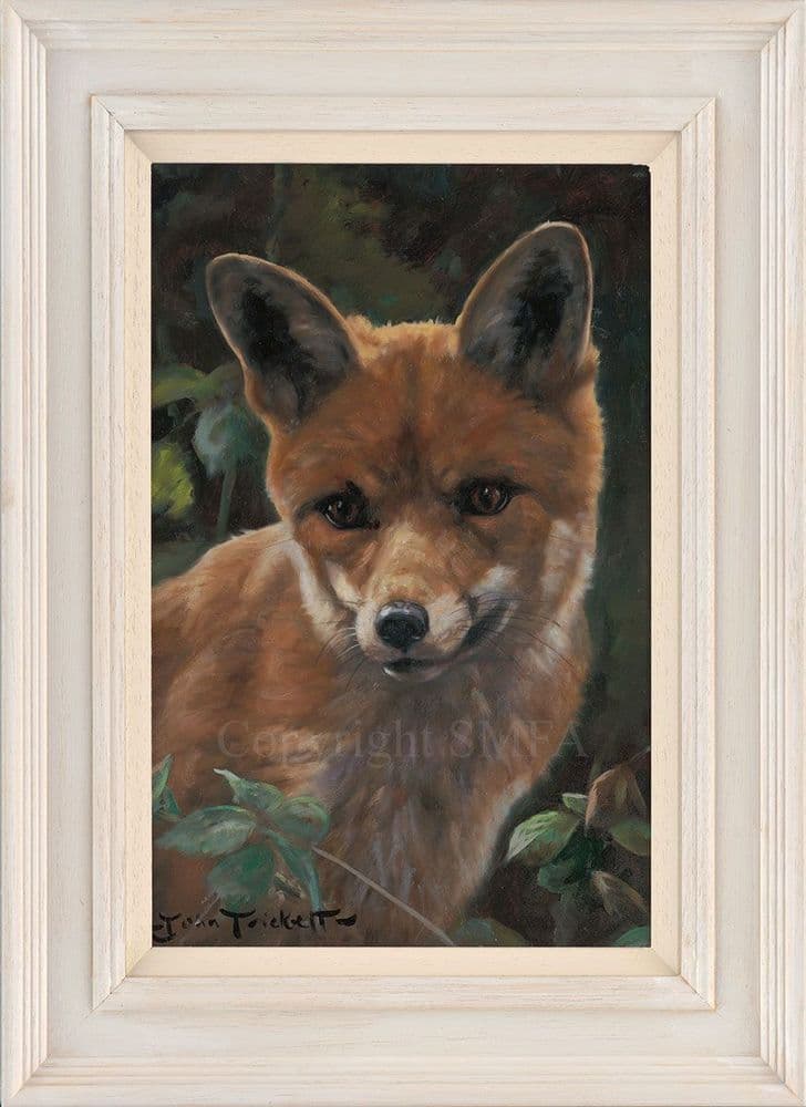 Charley Original Fox Painting by John Trickett