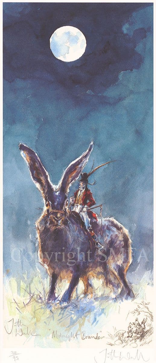 Midnight Bounder Ex-Display Humorous Print by Jonathan Walker