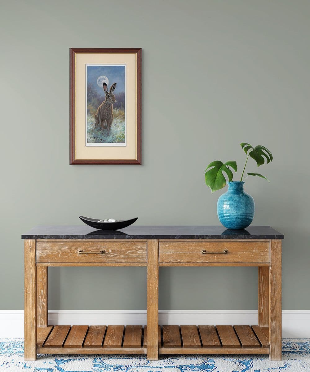 Mooning Around Hare Print by John Trickett