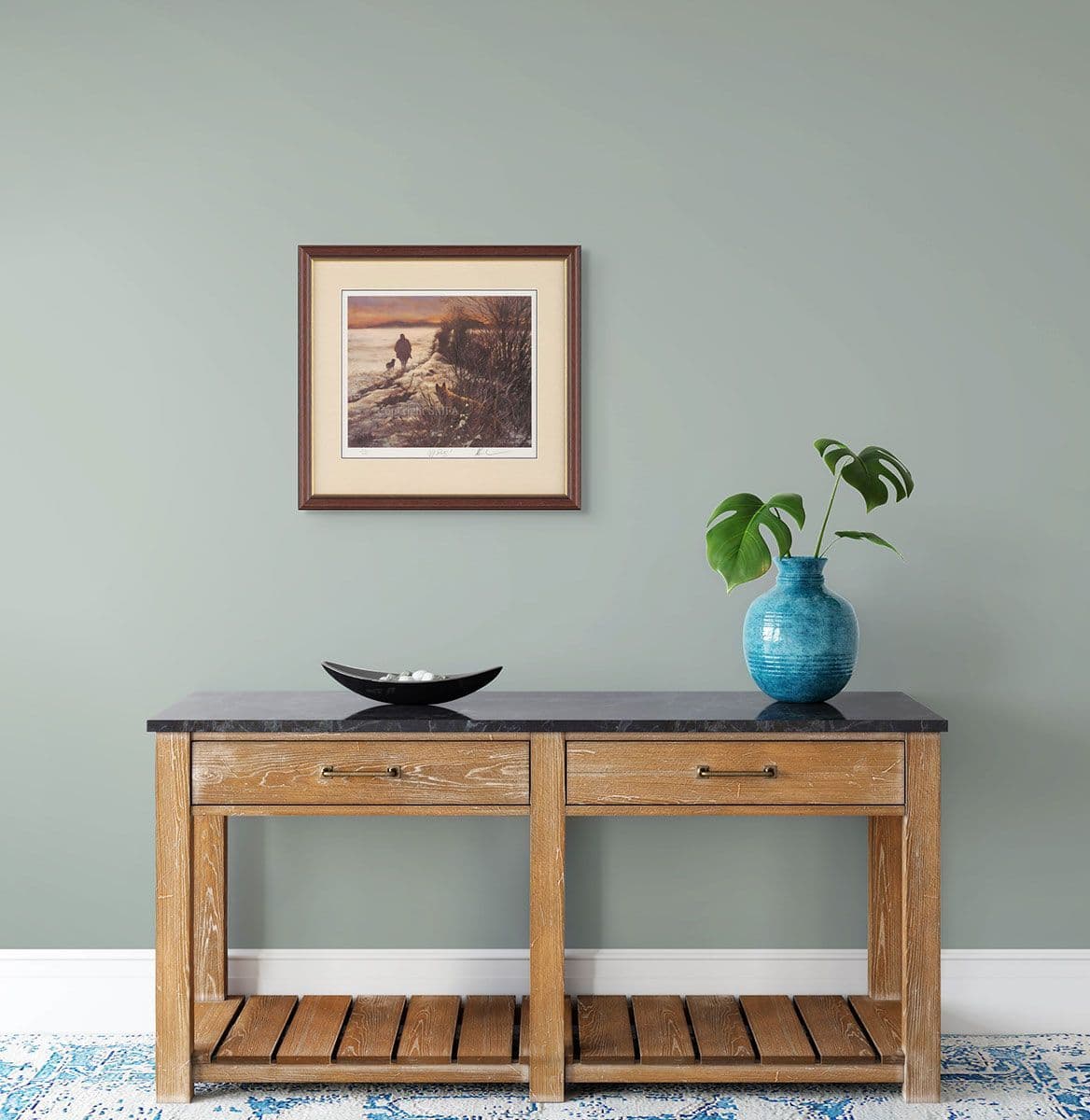 Off Duty Rare Mick Cawston Signed Shooting Print