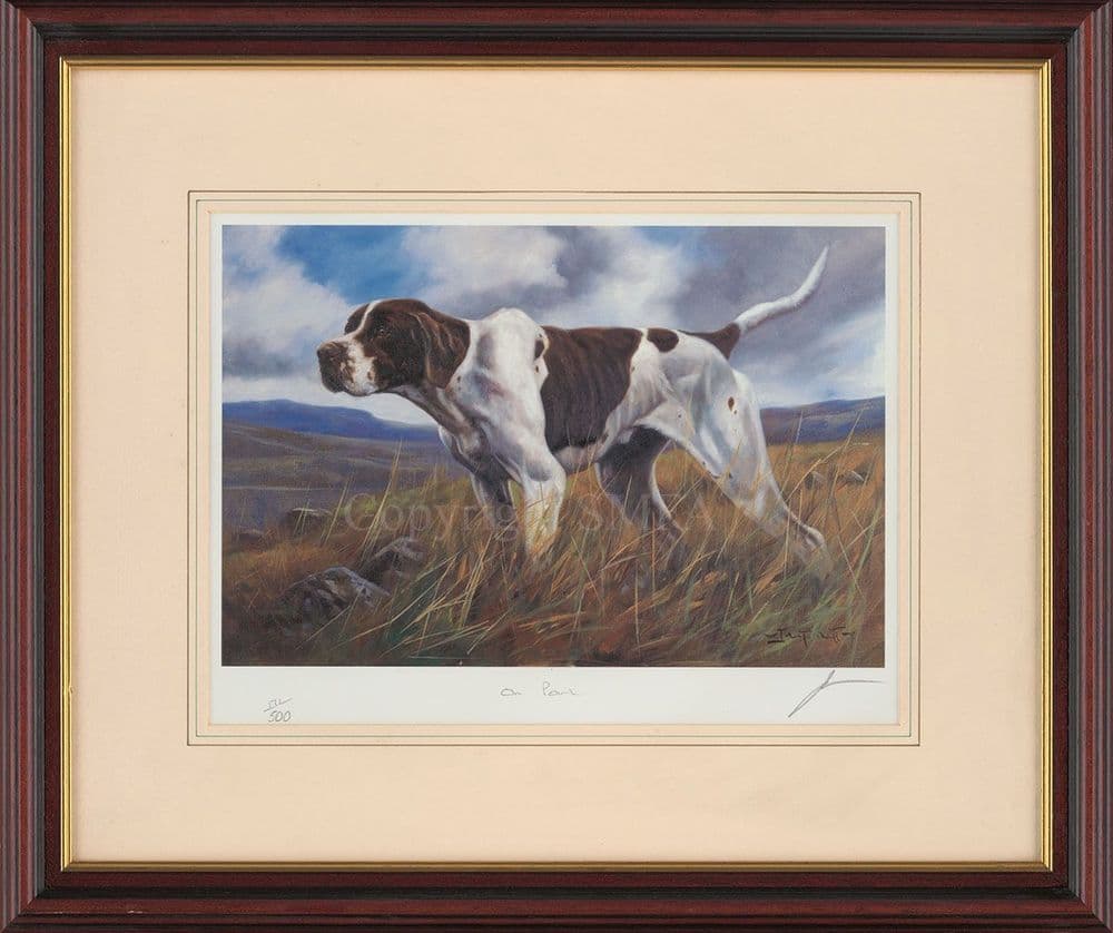 On Point Ex-Display English Pointer Print by John trickett
