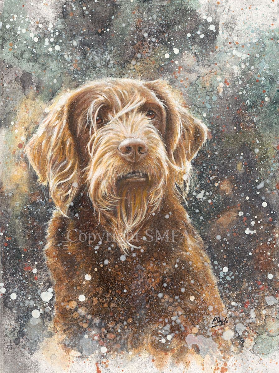 Scruffy Original Painting by Paul Doyle