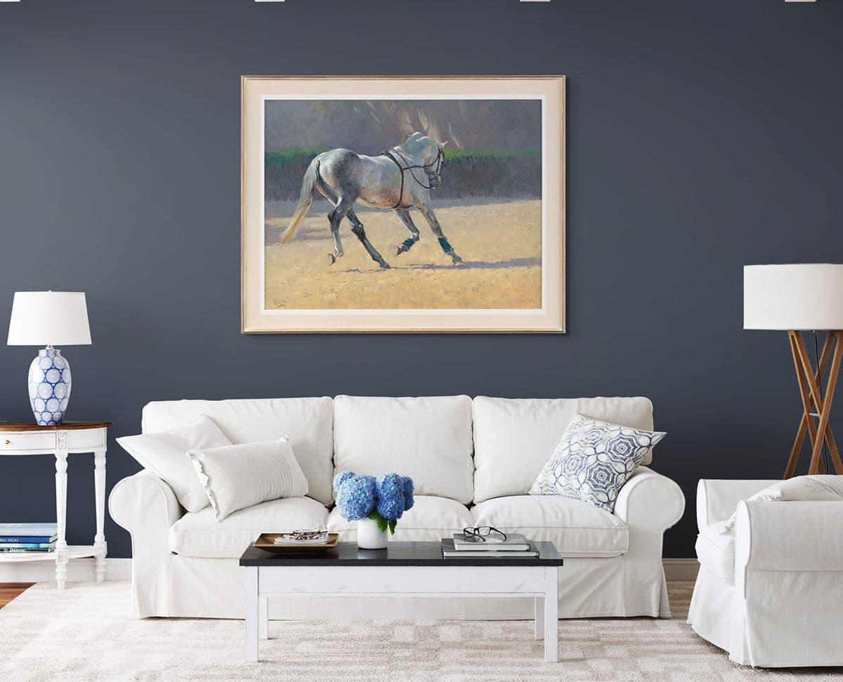 3 Viva Espania Original Spanish Horse Painting by Malcolm Coward