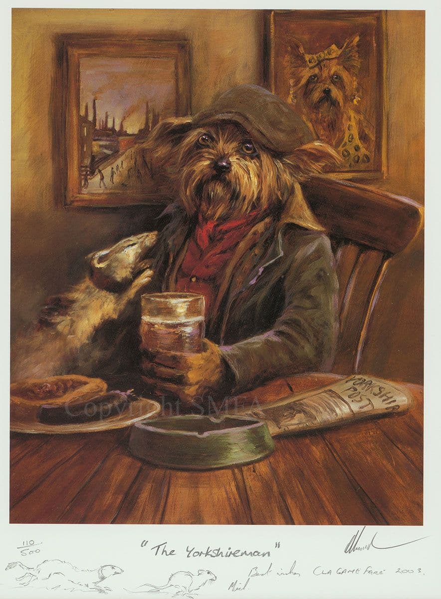 30 The Yorkshireman Rare Limited Edition print by Mick Cawston