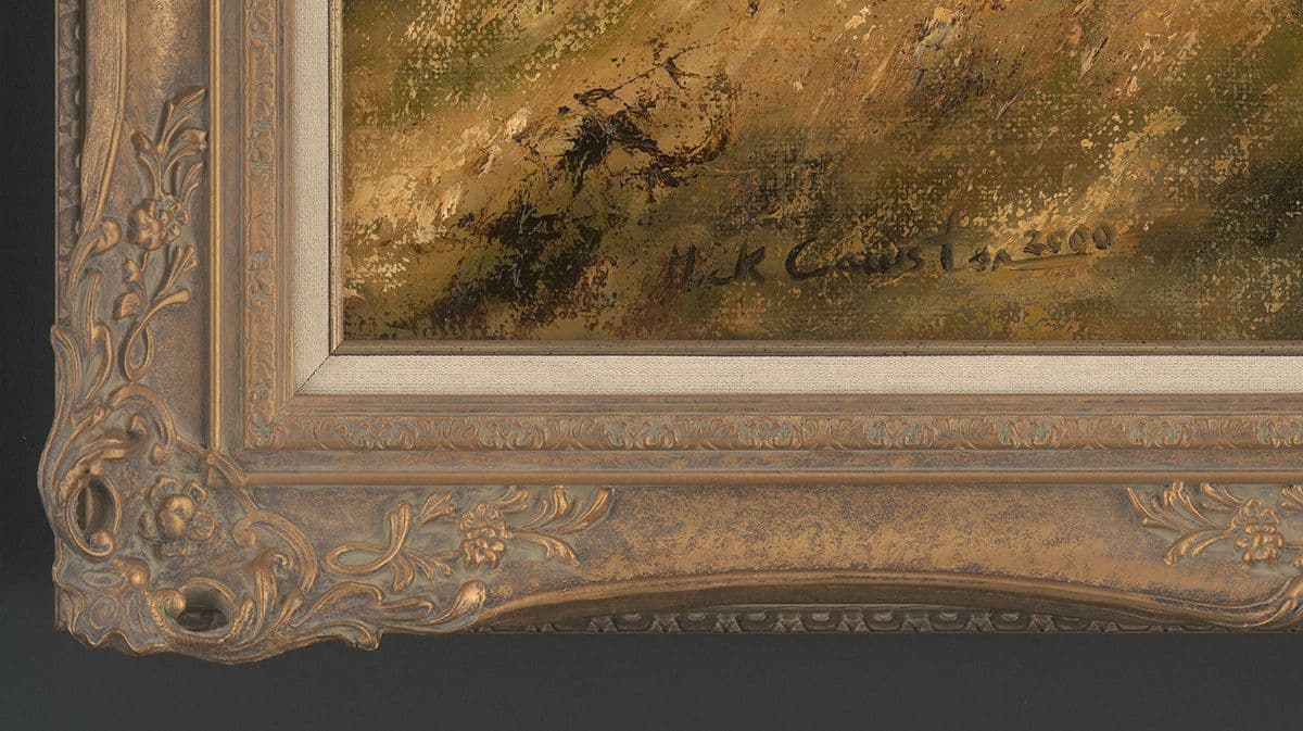 36 Pointers Original Oil on Canvas Painting by Mick Cawston