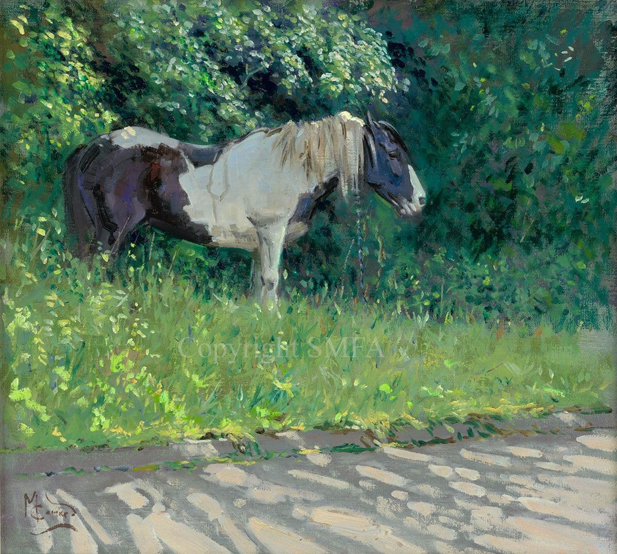 5 SOLD On Hold Original Coloured Cob Painting by Malcolm Coward